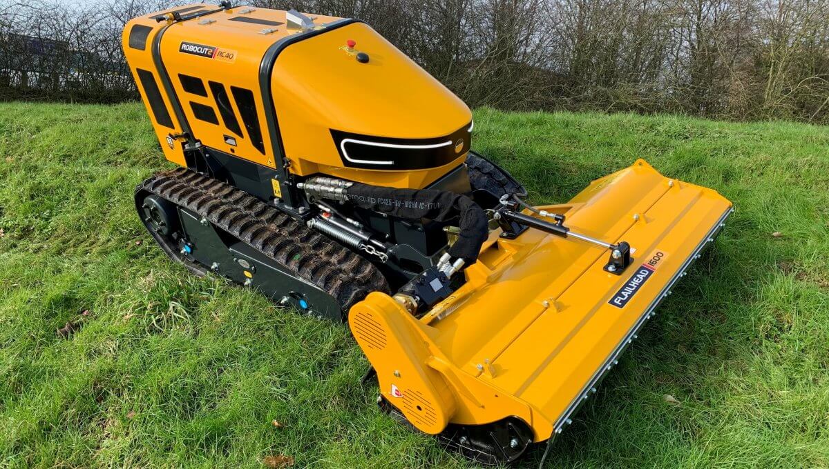 Slope Mower & Remote Controlled Mowing NZ | McConnel ROBOCUT